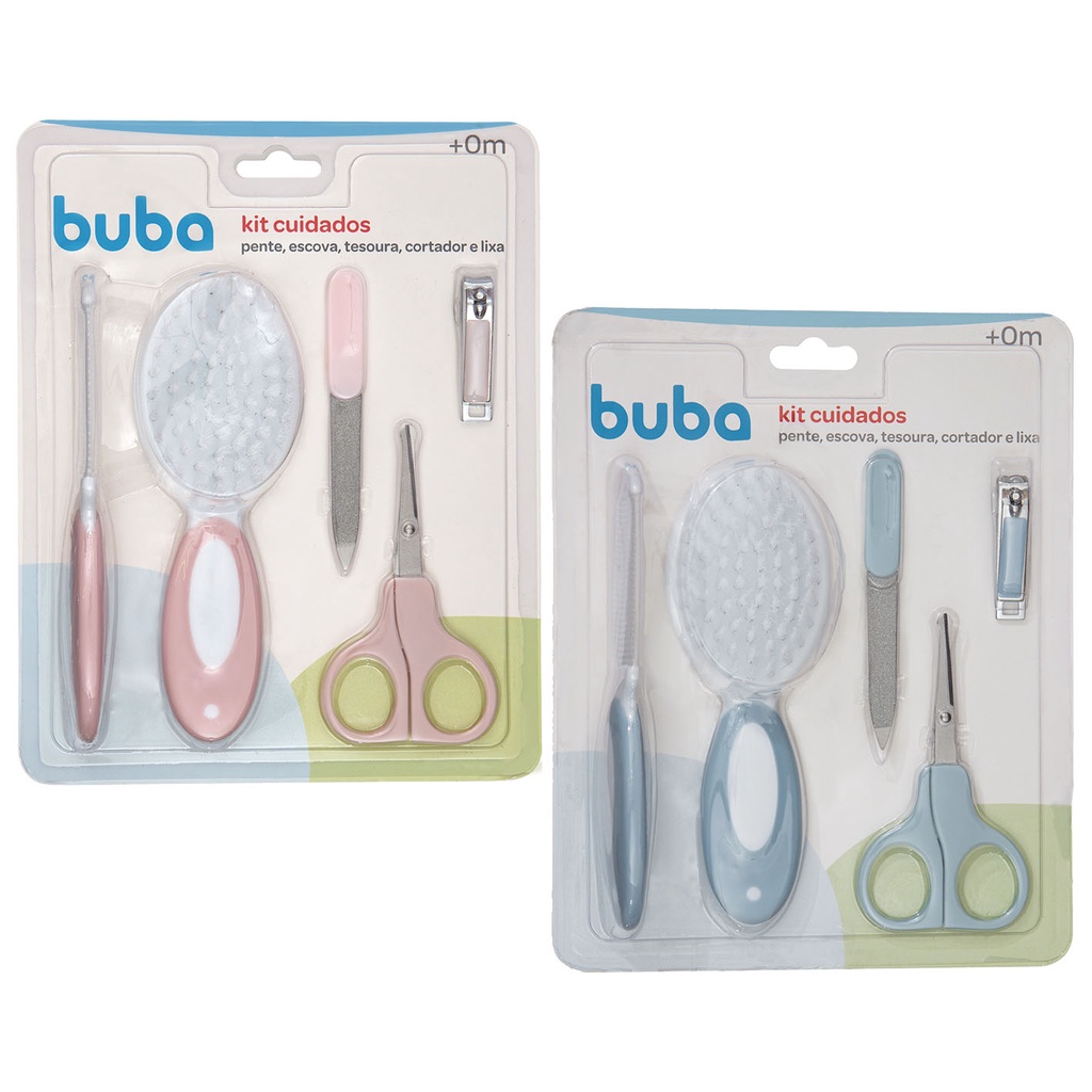 Kit De Cuidado Y Higiene Para Bebés Buba Peine Cepillo Y Cortaúñas Lima ...