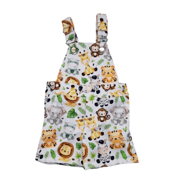 Mono Corto Para Niños Con Temática Safari , Ropa Cómoda Para Bebés ...
