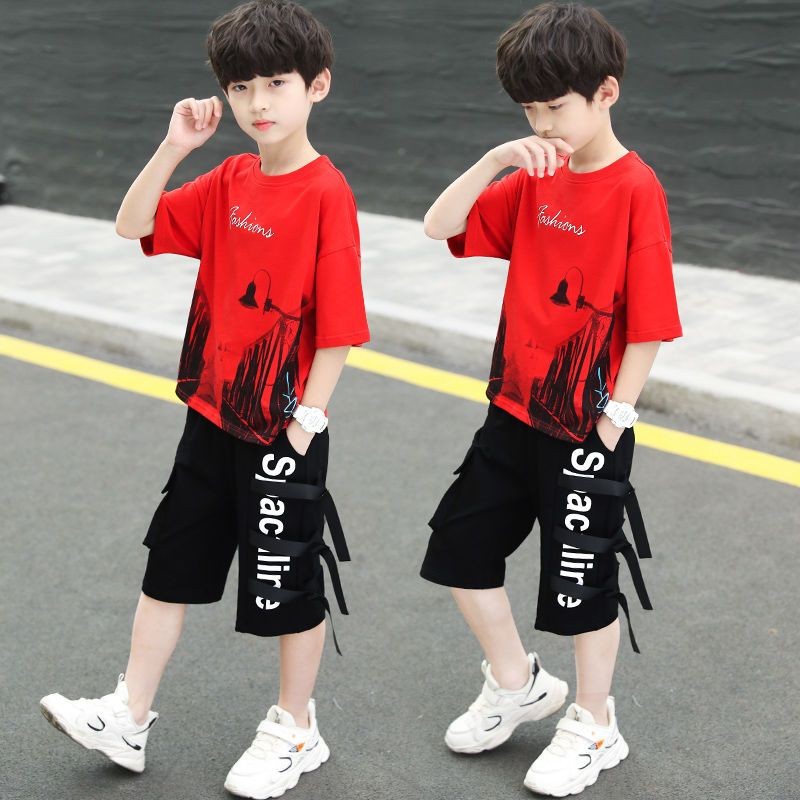 Traje De Desgaste De Los Niños 2025 Mediana Grande Niños Casual Estilo ...