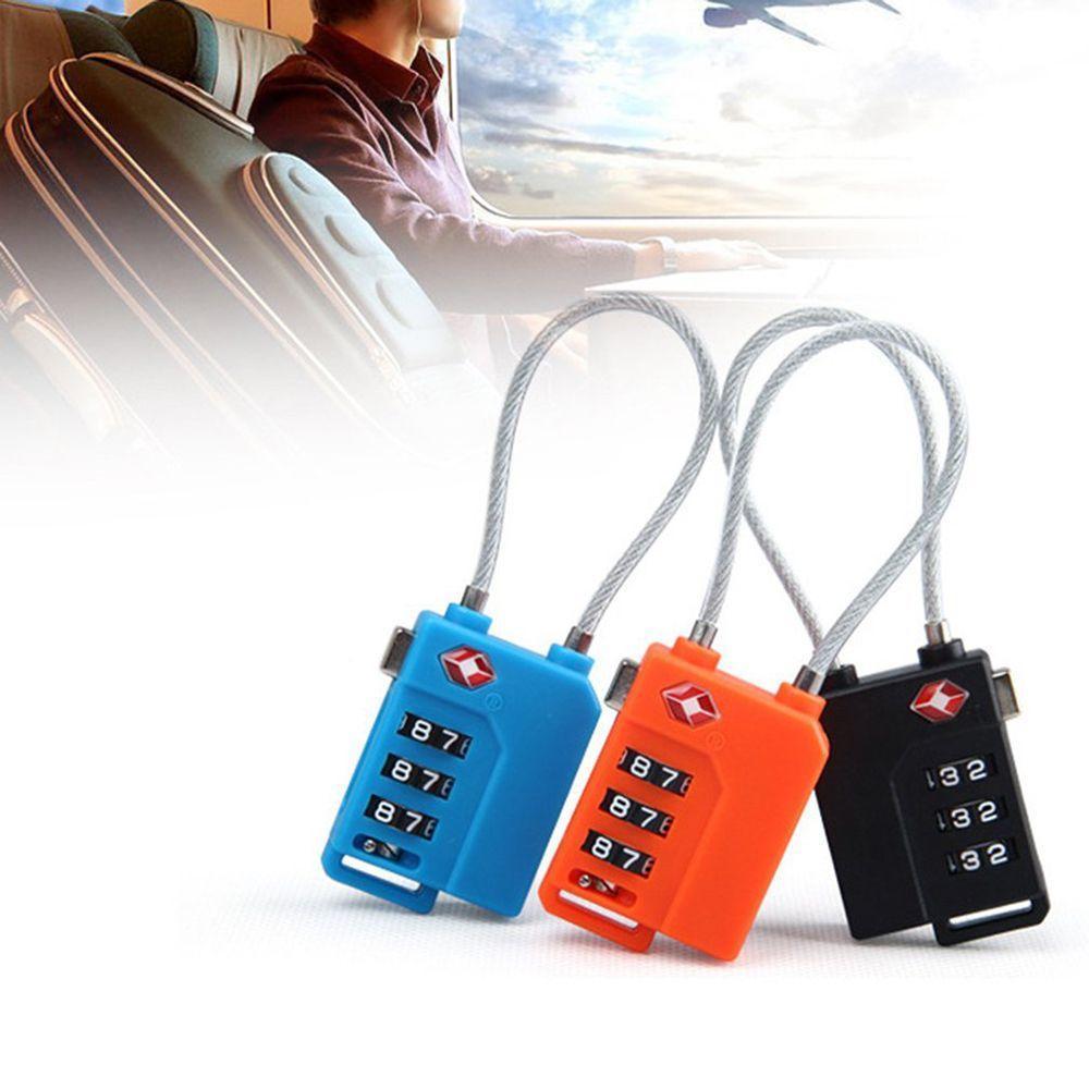 Candado ZHOULINGHO Con Cable De Acero , Pequeño De Combinación ...