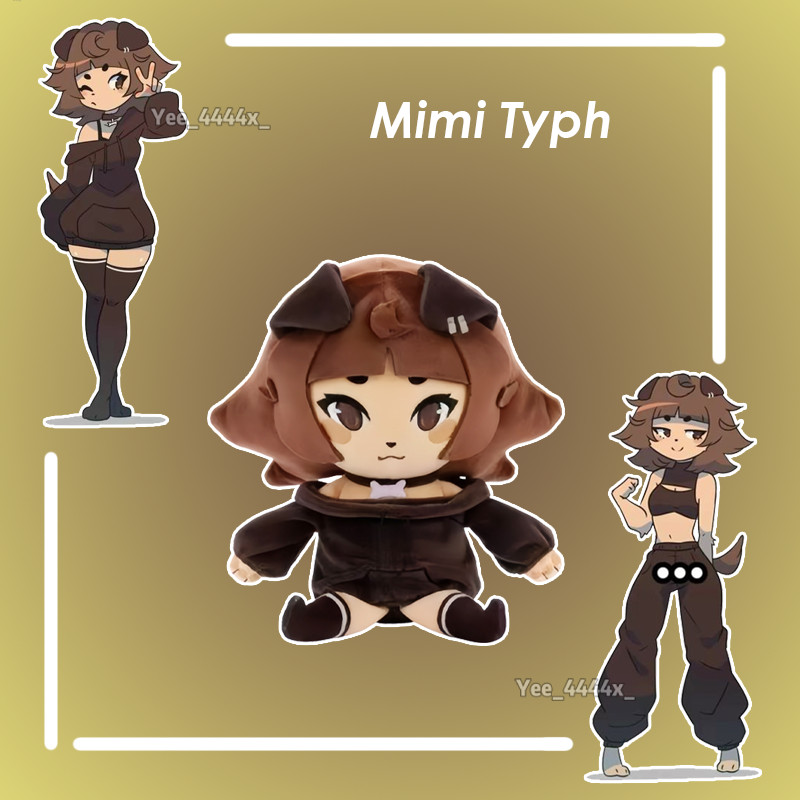 Juguete De Peluche Typh Mimi , Muñecos Suaves De Anime De Dibujos ...