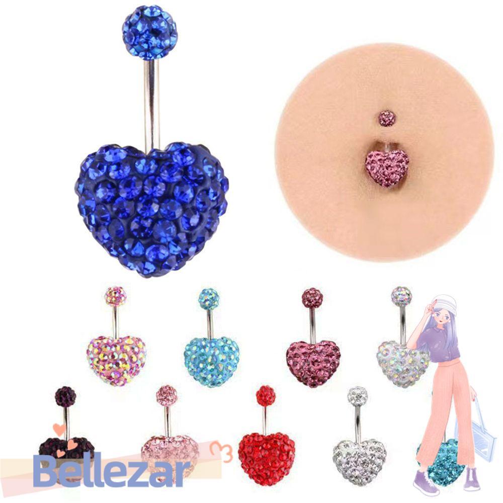 Ombligo Bellazar Anillos Botón Quirúrgico De Acero Con Múltiples ...