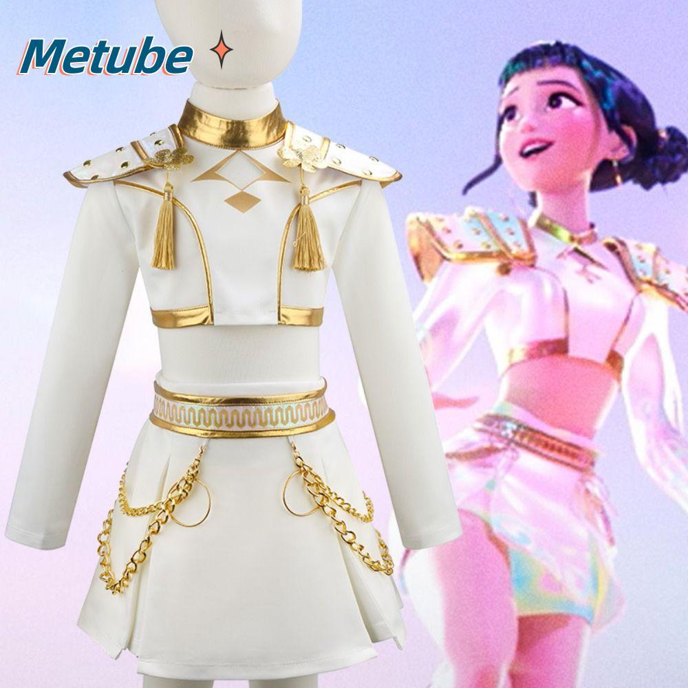 METUBE Kpop Demon Hunters Costume , Rumi Cosplay Virtual Idol Cazador ...