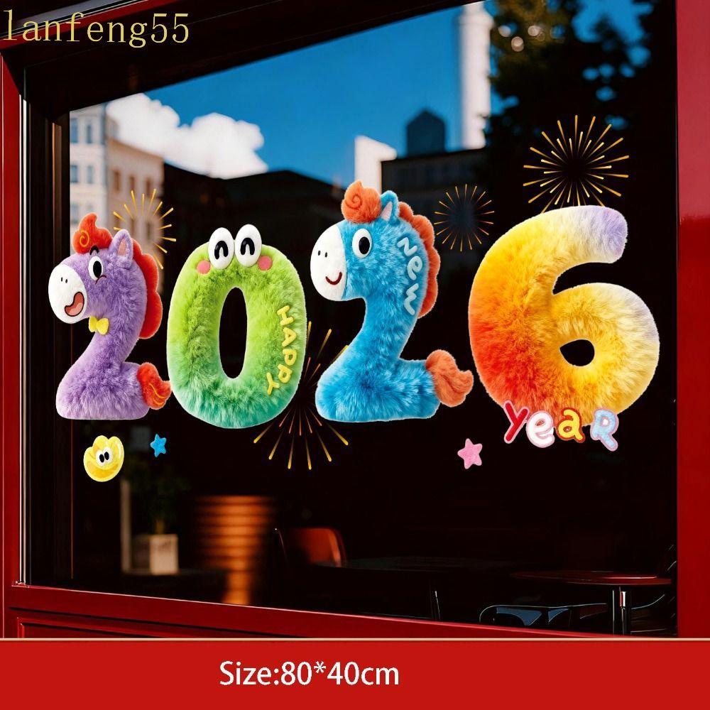 Ventana De Año Nuevo De JOYON 2026 Stickers , Peluche 5D | Shopee Argentina