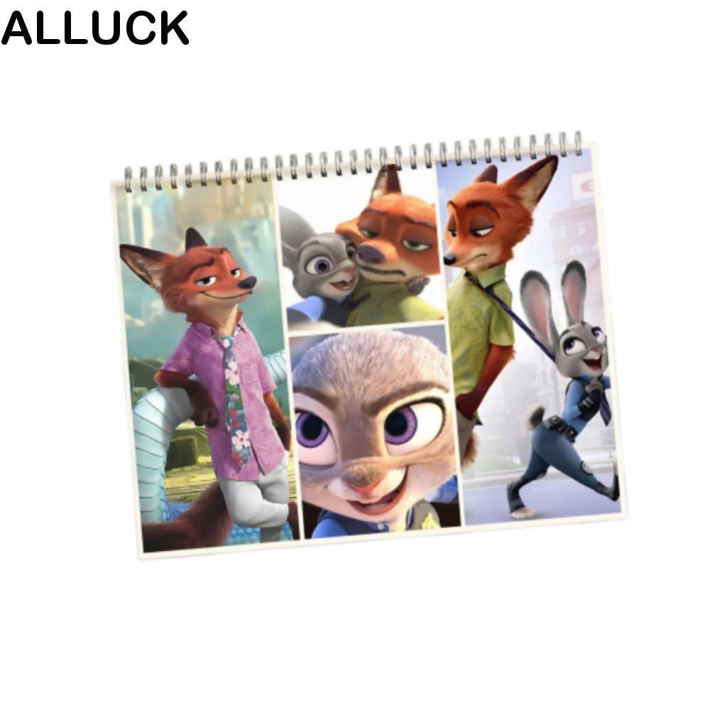 Calendario De Espiral Aluck , Escritorio Paper Zootopia 2 2026 , Bonito ...